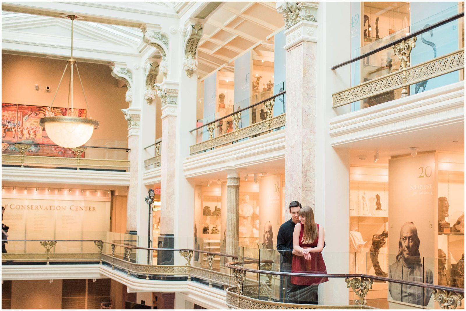 Emily and Peter | National Portrait Gallery Engagement Session - Arika ...