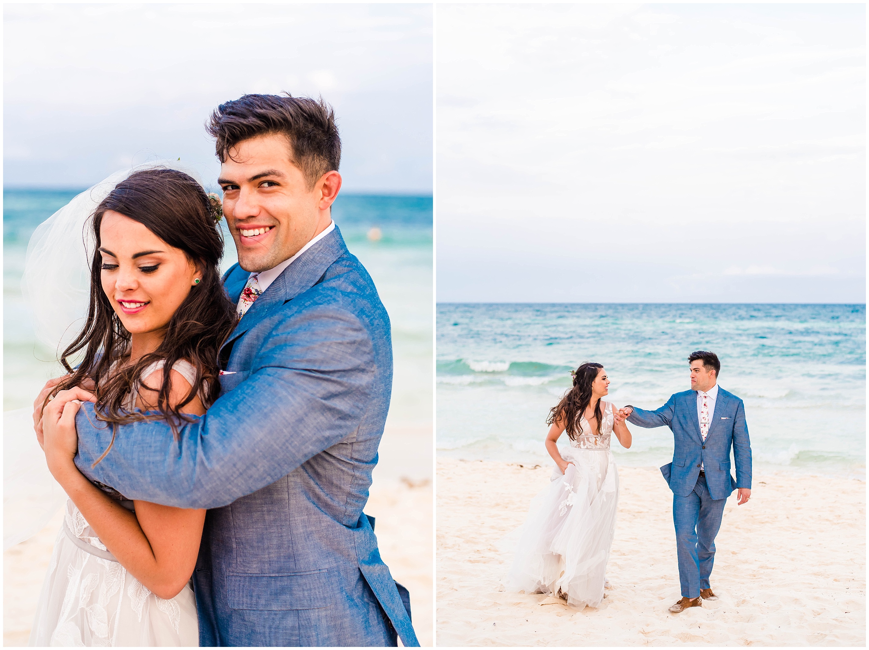 Jessica & Rudy | Colorful Tulum Mexico Beach Wedding - Arika Jordan ...