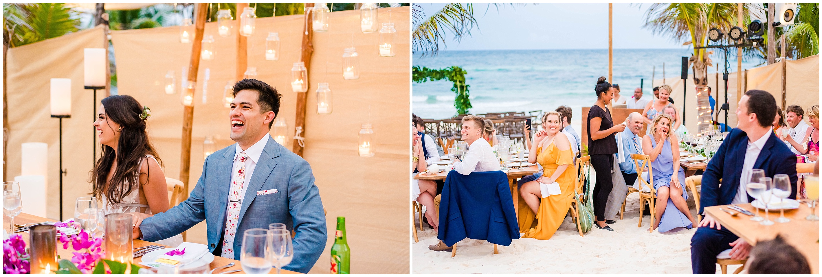 Jessica & Rudy | Colorful Tulum Mexico Beach Wedding - Arika Jordan ...