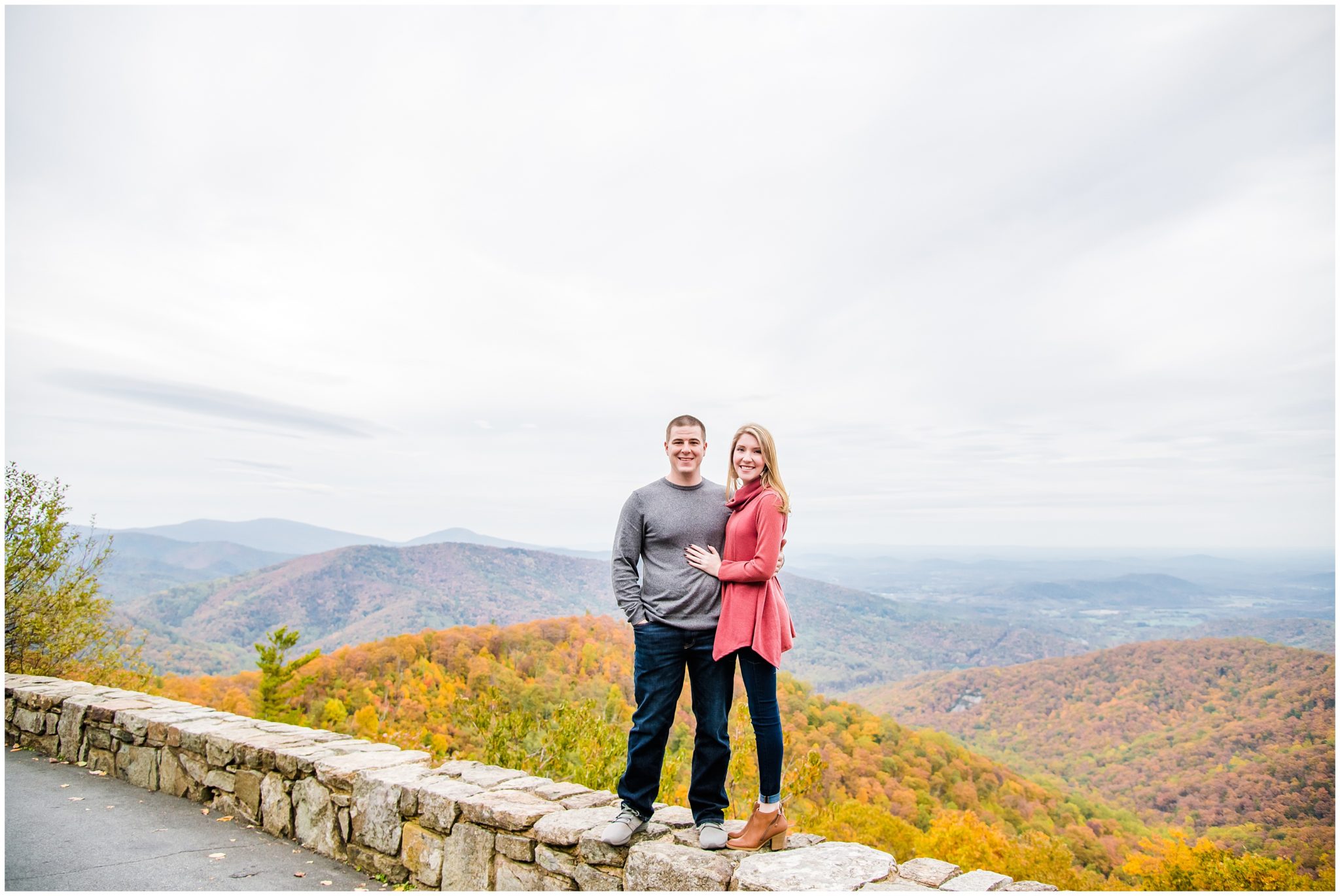Luciana & Colin Skyline Drive Fall Engagement Session - Arika Jordan ...