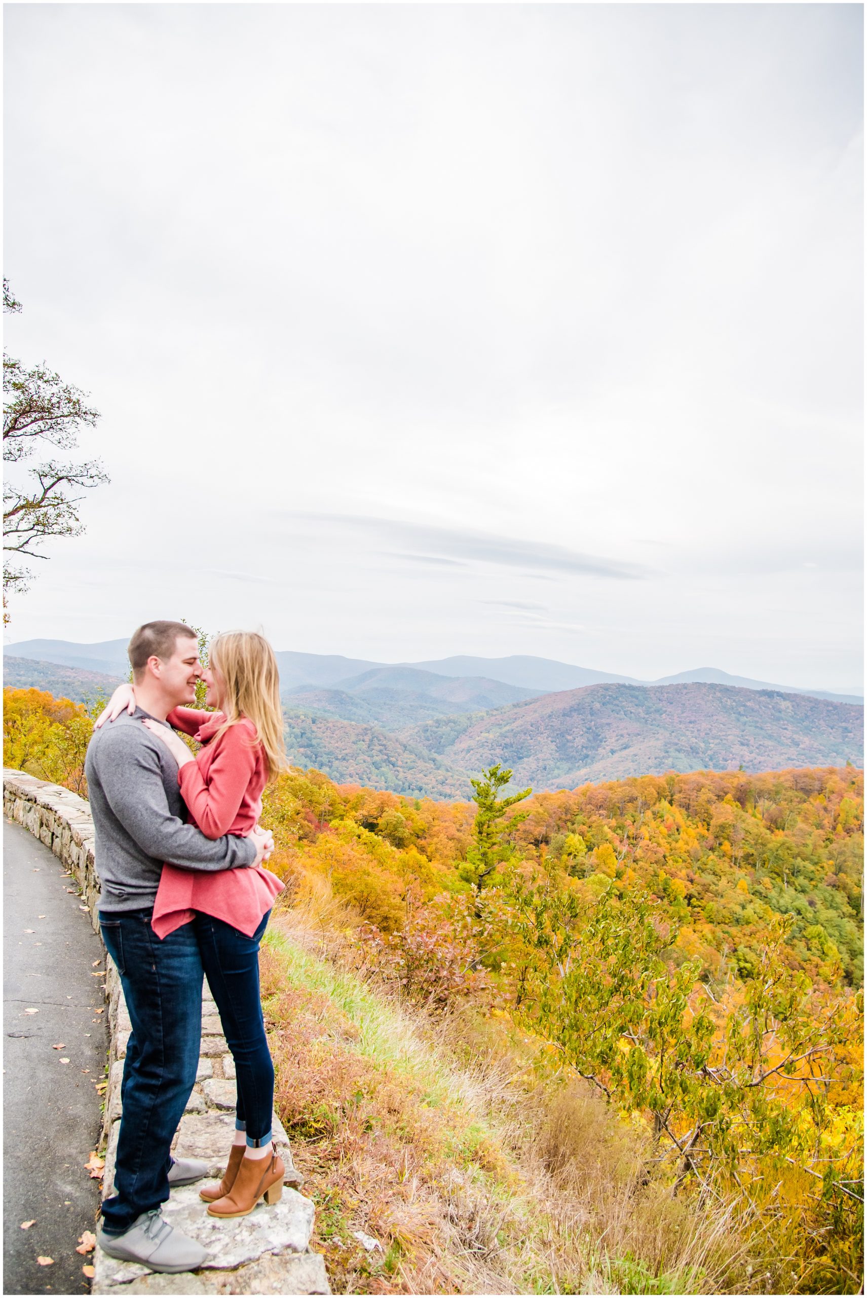 Luciana & Colin Skyline Drive Fall Engagement Session - Arika Jordan ...