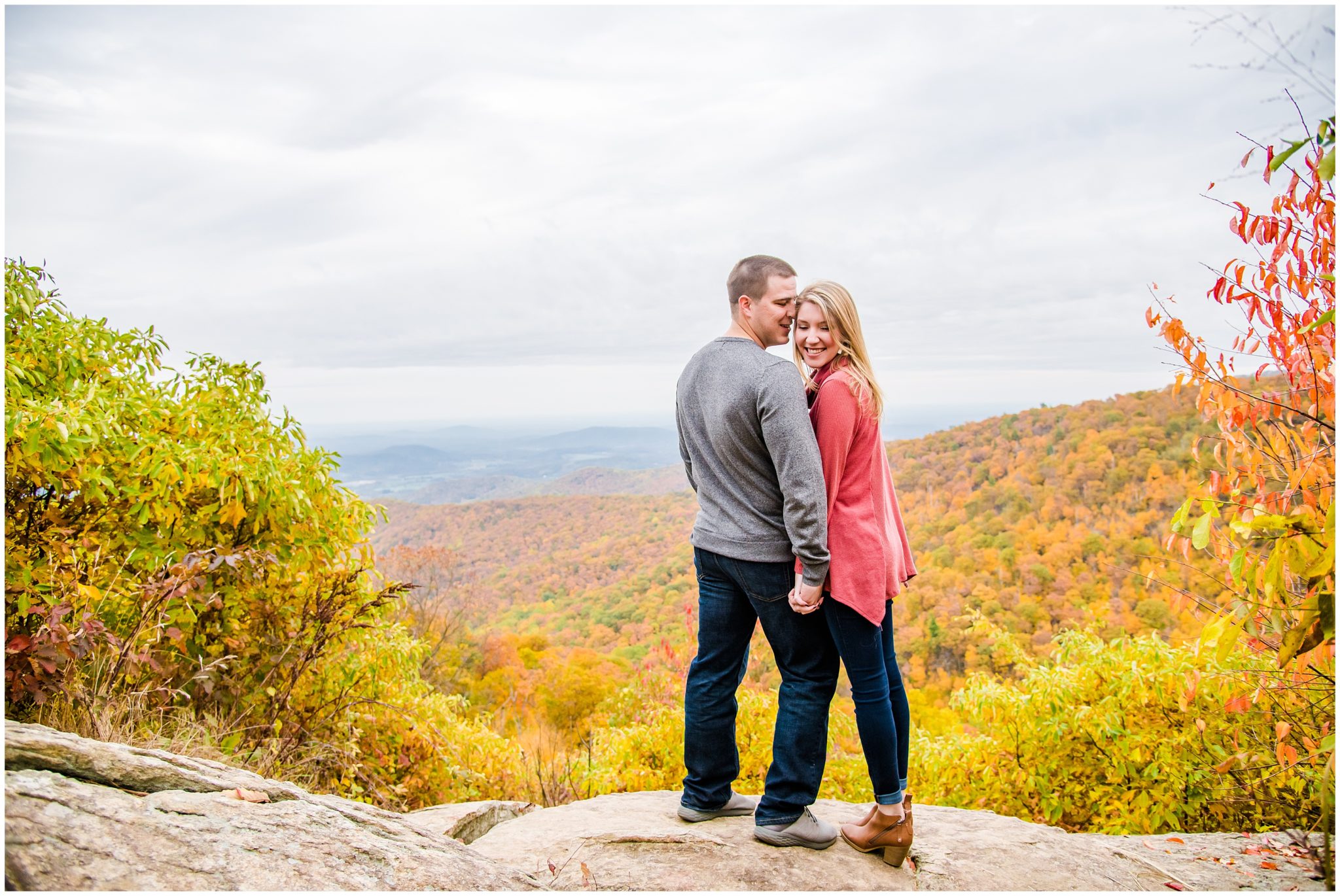 Luciana & Colin Skyline Drive Fall Engagement Session - Arika Jordan ...