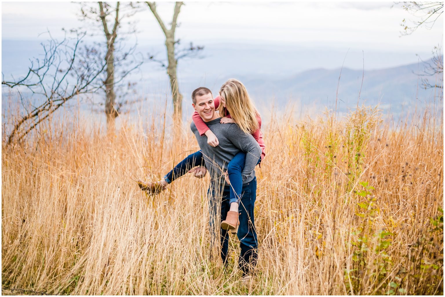 Luciana & Colin Skyline Drive Fall Engagement Session - Arika Jordan ...