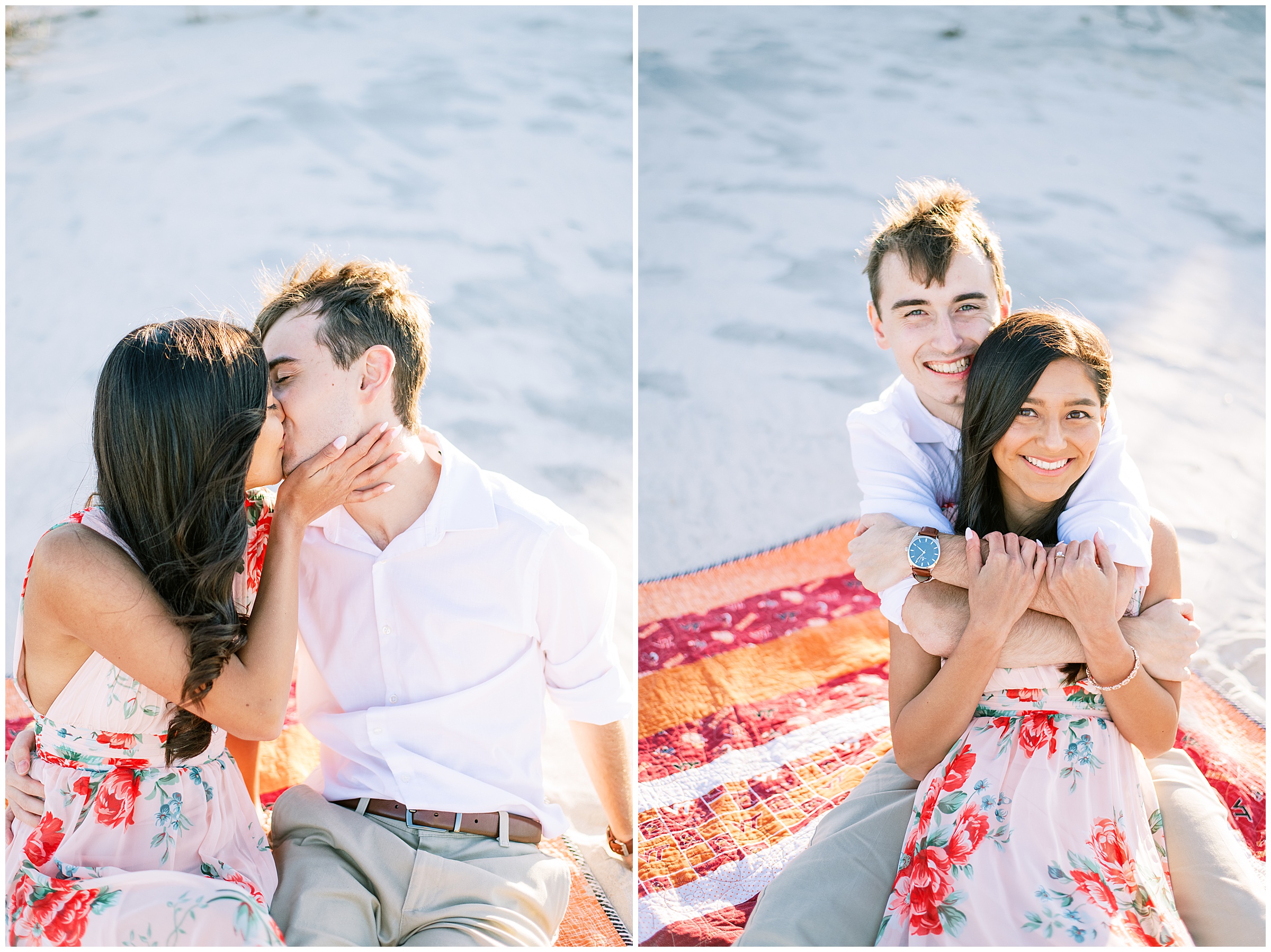 Jules & Spencer Emerald Isle Engagement Session - Arika Jordan ...